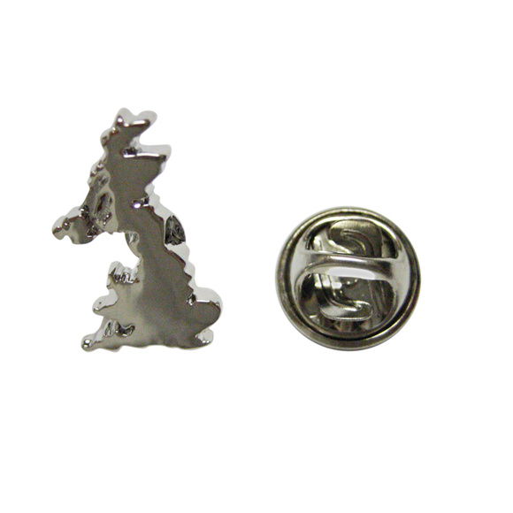 Kiola Designs | Accessories | Great Britain Map Shape Lapel Pin | Poshmark